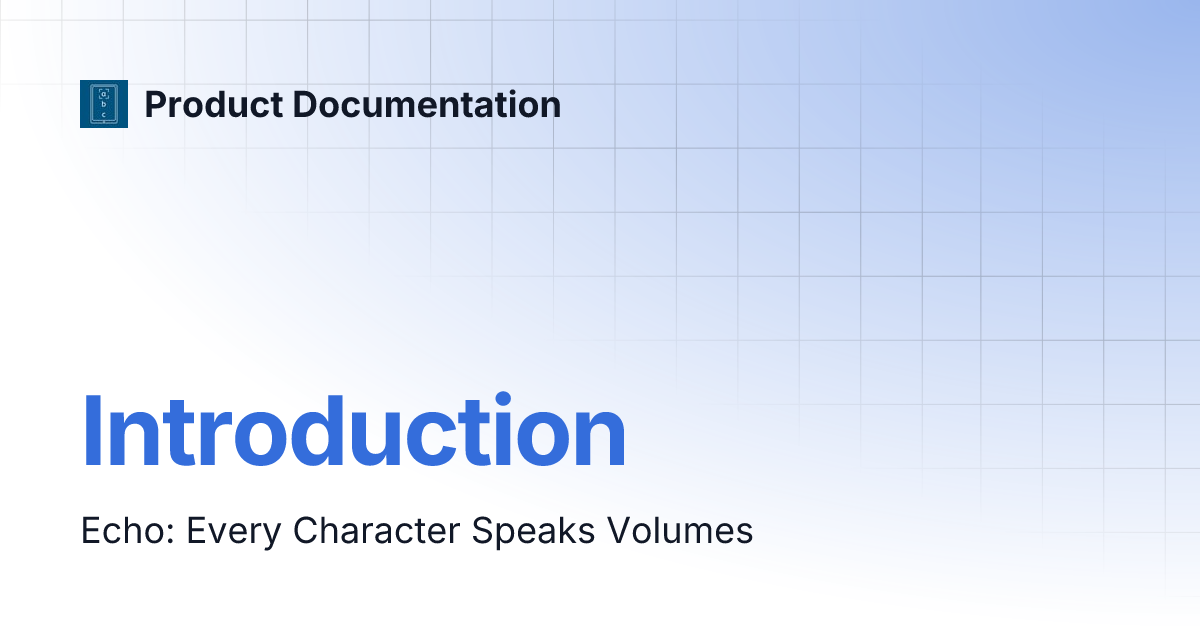 Introduction | Product Documentation